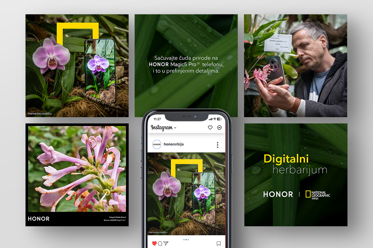 HONOR x National Geography digital design - Popup Advertising